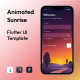 Animated Sunrise Authentication - Flutter UI kit by Filip_Ve | CodeCanyon